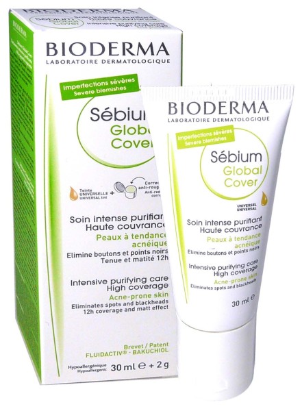 BIODERMA SEBIUM GLOBAL COVER 30ML - Beauté - Pharmashopdiscount.com