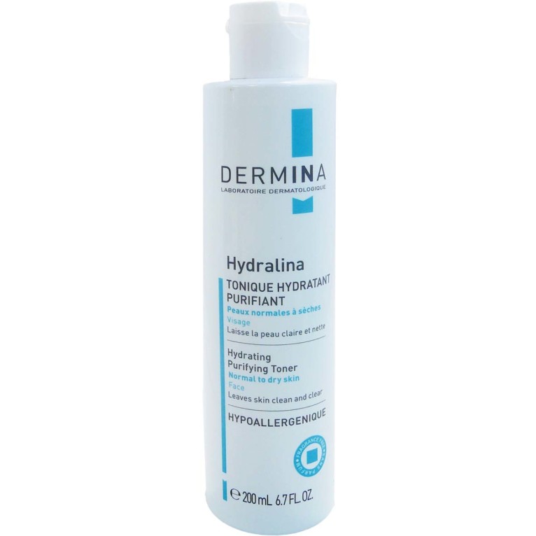 DERMINA HYDRALINA TONIQUE HYDRATANT PURIFIANT PEAUX SECHE 200ML