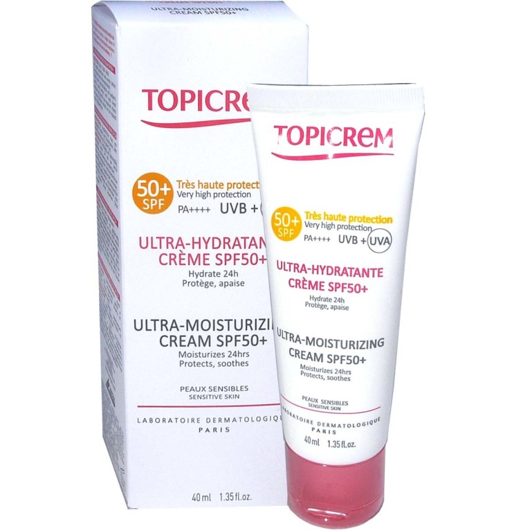 TOPICREM CREME ULTRA-HYDRATANTE SPF50+ 40ML