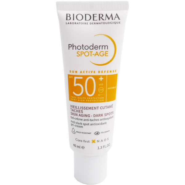 BIODERMA PHOTODERM SPOT-AGE GEL CREME SPF50+ 40ML - Beauté ...