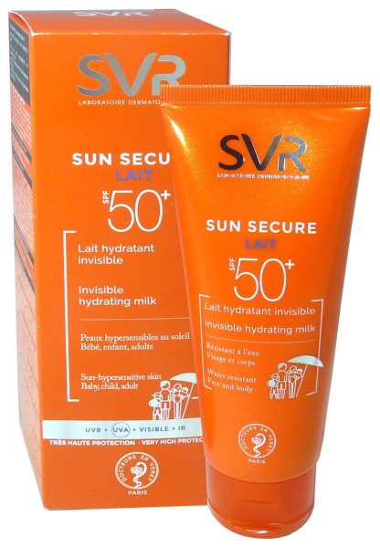 SVR SUN SECURE LAIT HYDRATANT SPF50+ 100ML - Beauté ...