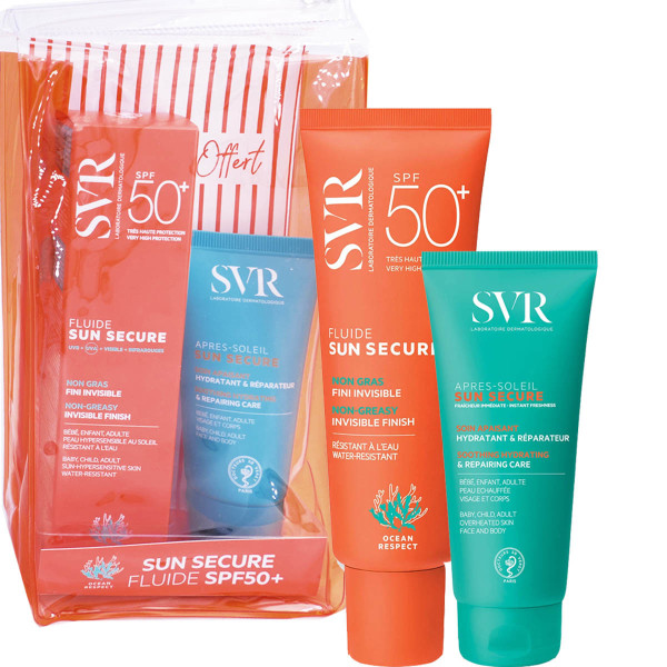 SVR SUN SECURE FLUIDE SPF50+ 50ML + APRES SOLEIL 50ML - Beauté ...