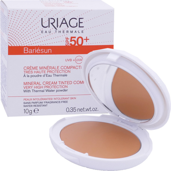 URIAGE BARIESUN SPF 50+ CREME MINERALE DOREE 10 G - Visage et corps - Pharmashopdiscount.com